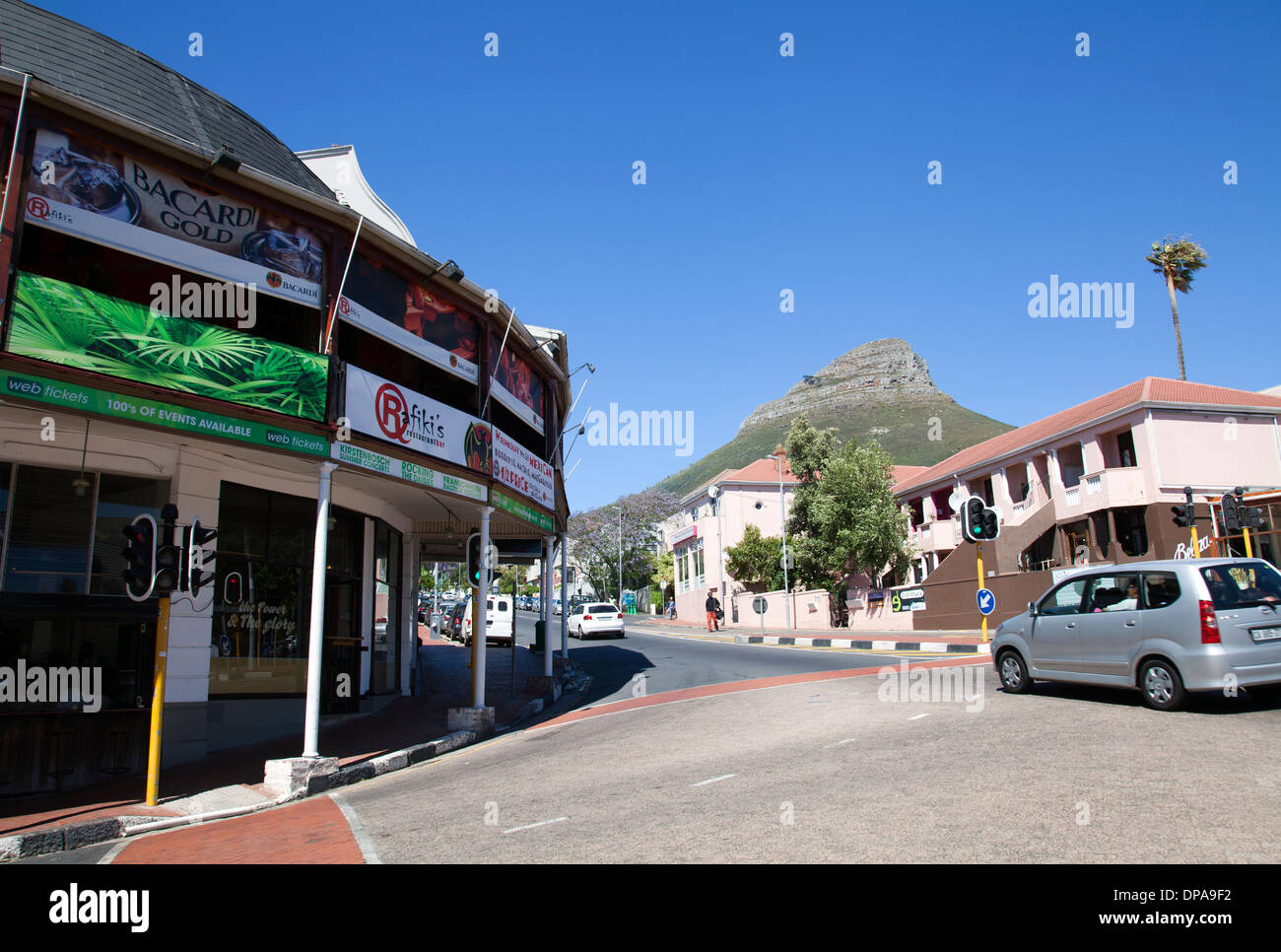 Kloof Nek Rd in Cape Town - South Africa Stock Photo - Alamy