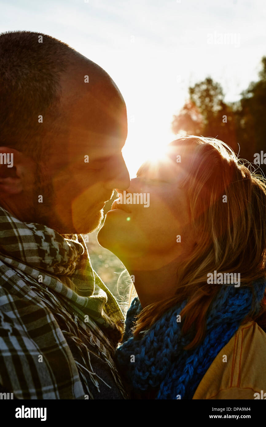Kissing lens hi-res stock photography and images - Alamy