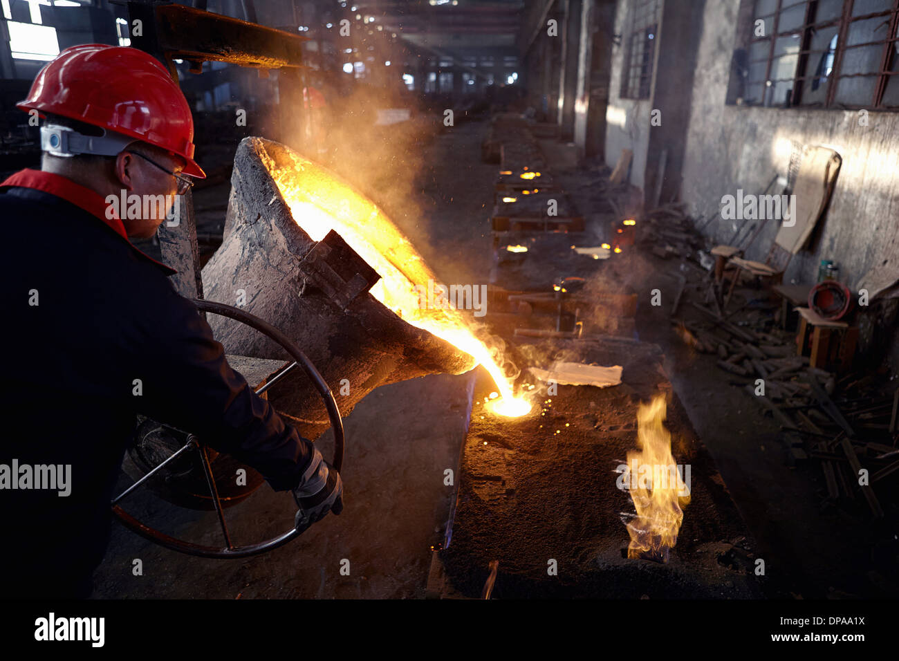 Cast Iron Foundry High Resolution Stock Photography and Images - Alamy