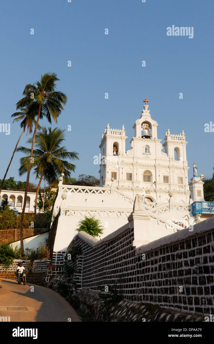 Our Lady of Immaculate Conception church in Panjim, Goa, India Stock ...