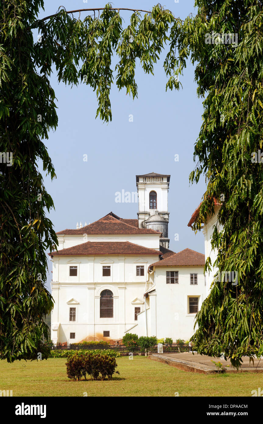 The old Portuguese church of St Francis of Assisi at Old Goa, India ...