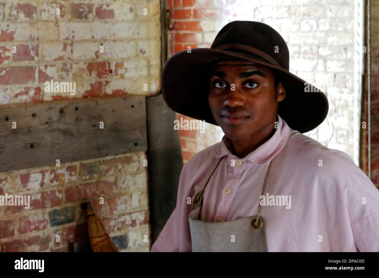 African american reenactor blacksmith hi-res stock photography and ...
