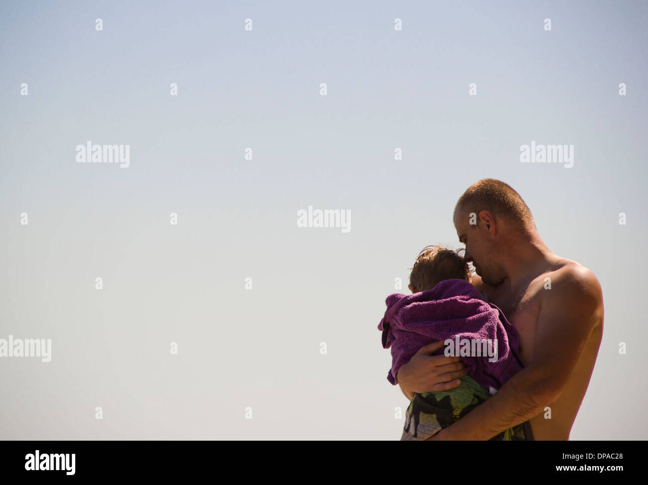 son and dad Stock Photo - Alamy