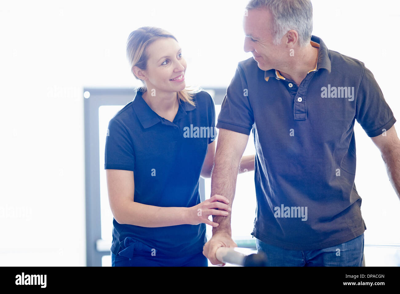 Supported walking hi-res stock photography and images - Alamy