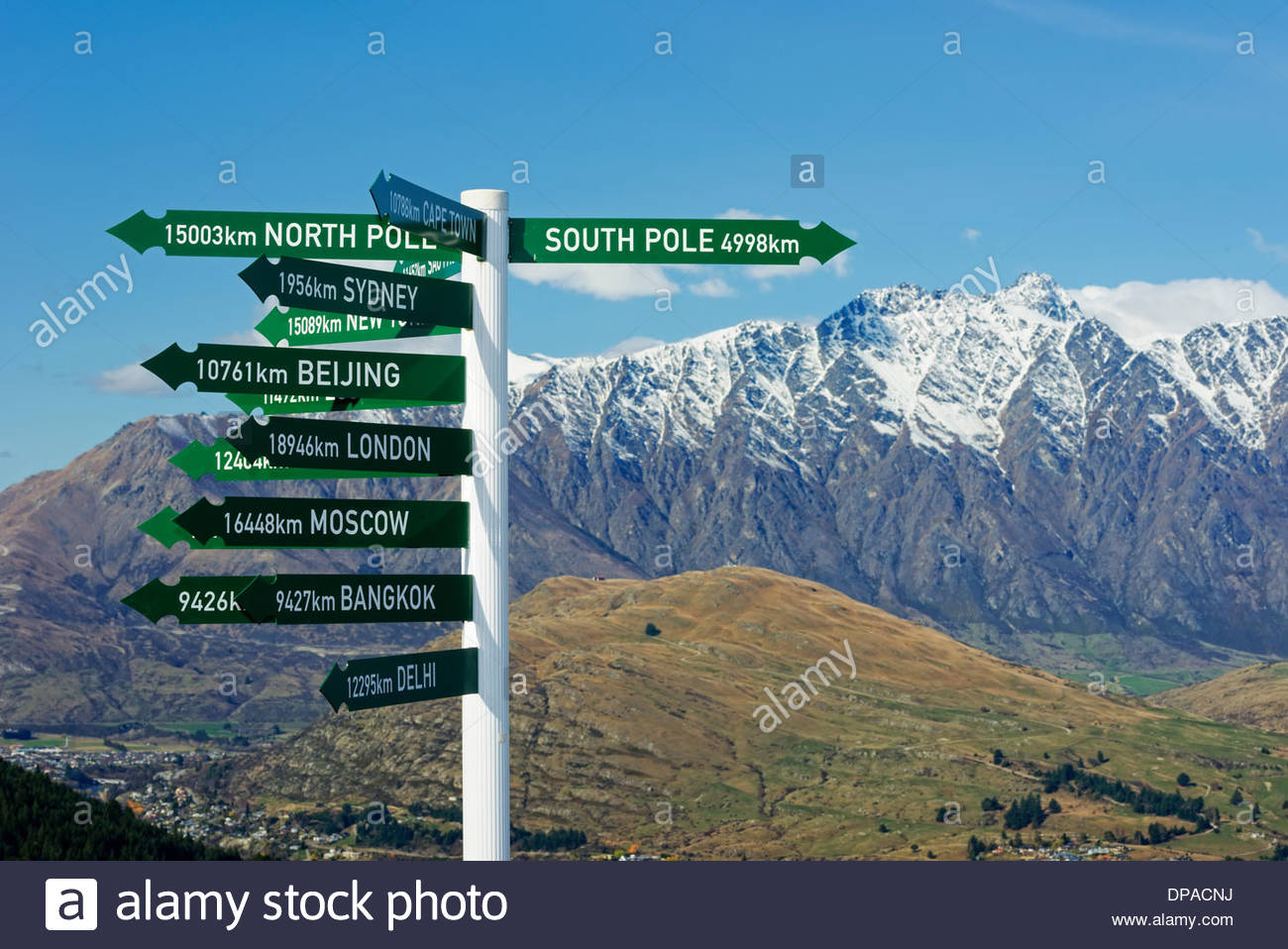Mountain Direction Arrow Sign High Resolution Stock Photography and ...