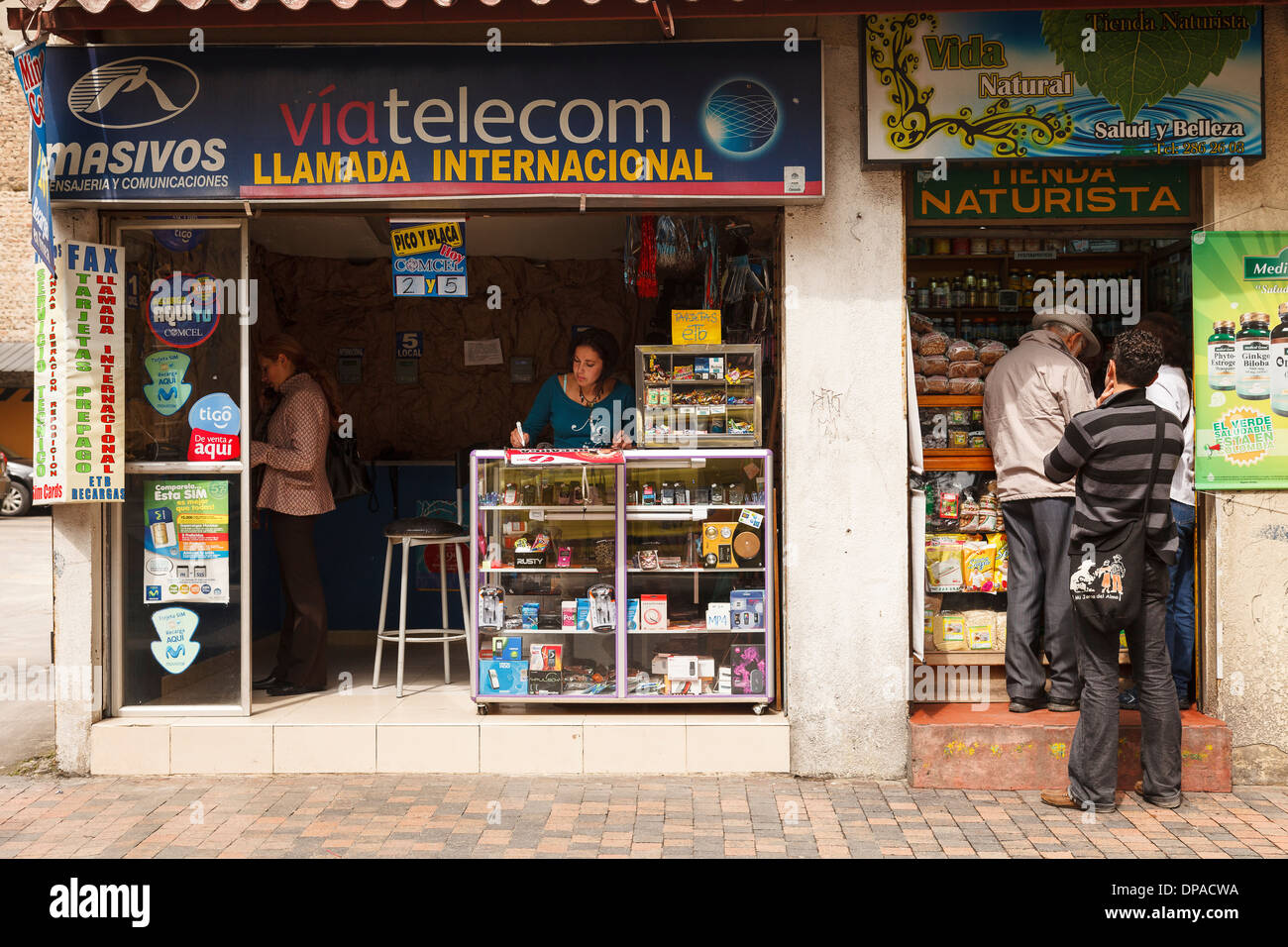 Shop, Bogota, Colombia, America Stock Photo - Alamy
