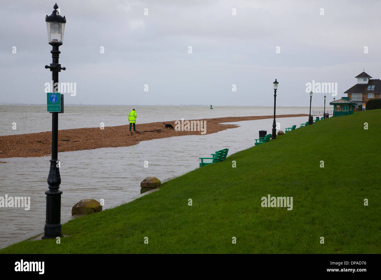Flooding, 2014, Cowes, Isle of Wight, England, UK Stock Photo - Alamy