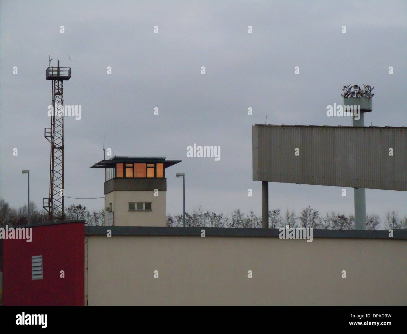 Check point memorial Marienborn. The former controll station run by the ...