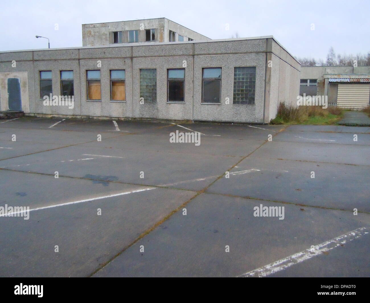 Check point memorial Marienborn. The former controll station run by the ...