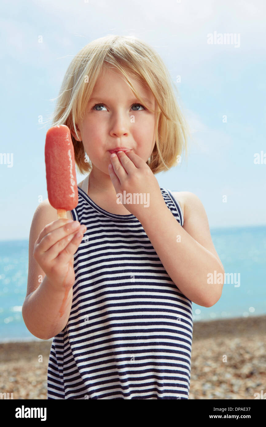Ice cream on lip hi-res stock photography and images - Alamy