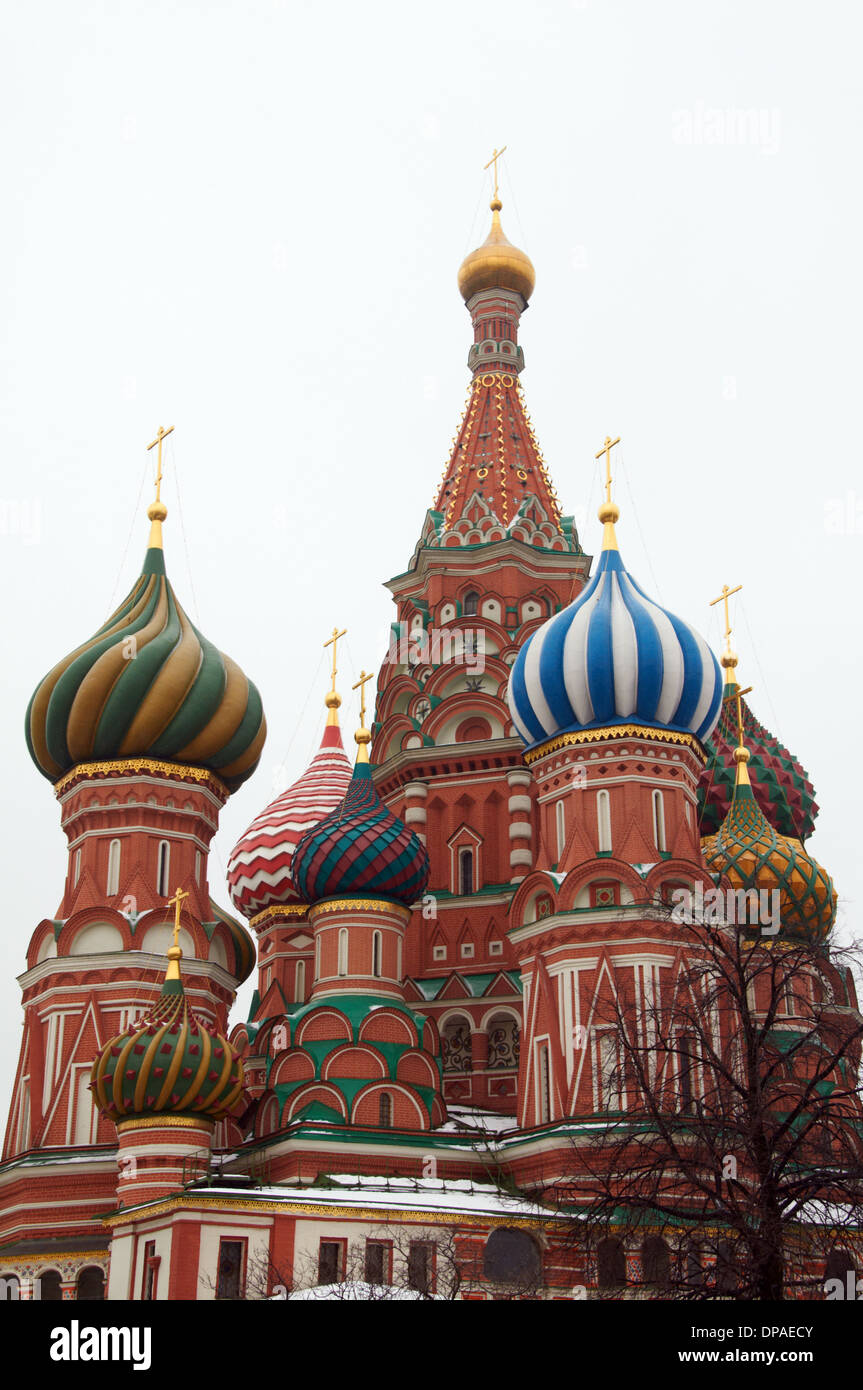 Saint Basil's Cathedral at the Red Square, Moscow Stock Photo - Alamy