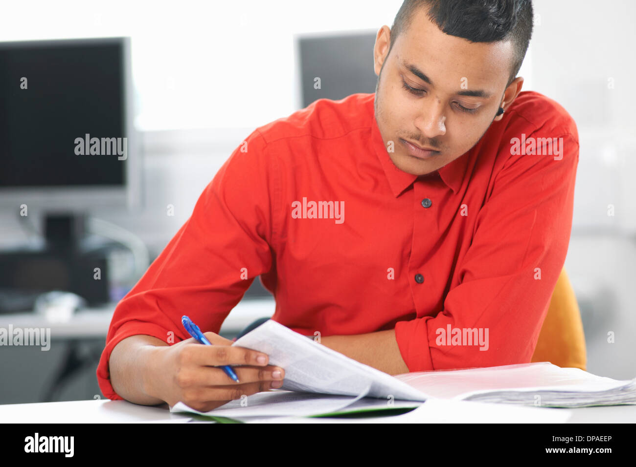 Boy studying hi-res stock photography and images - Alamy