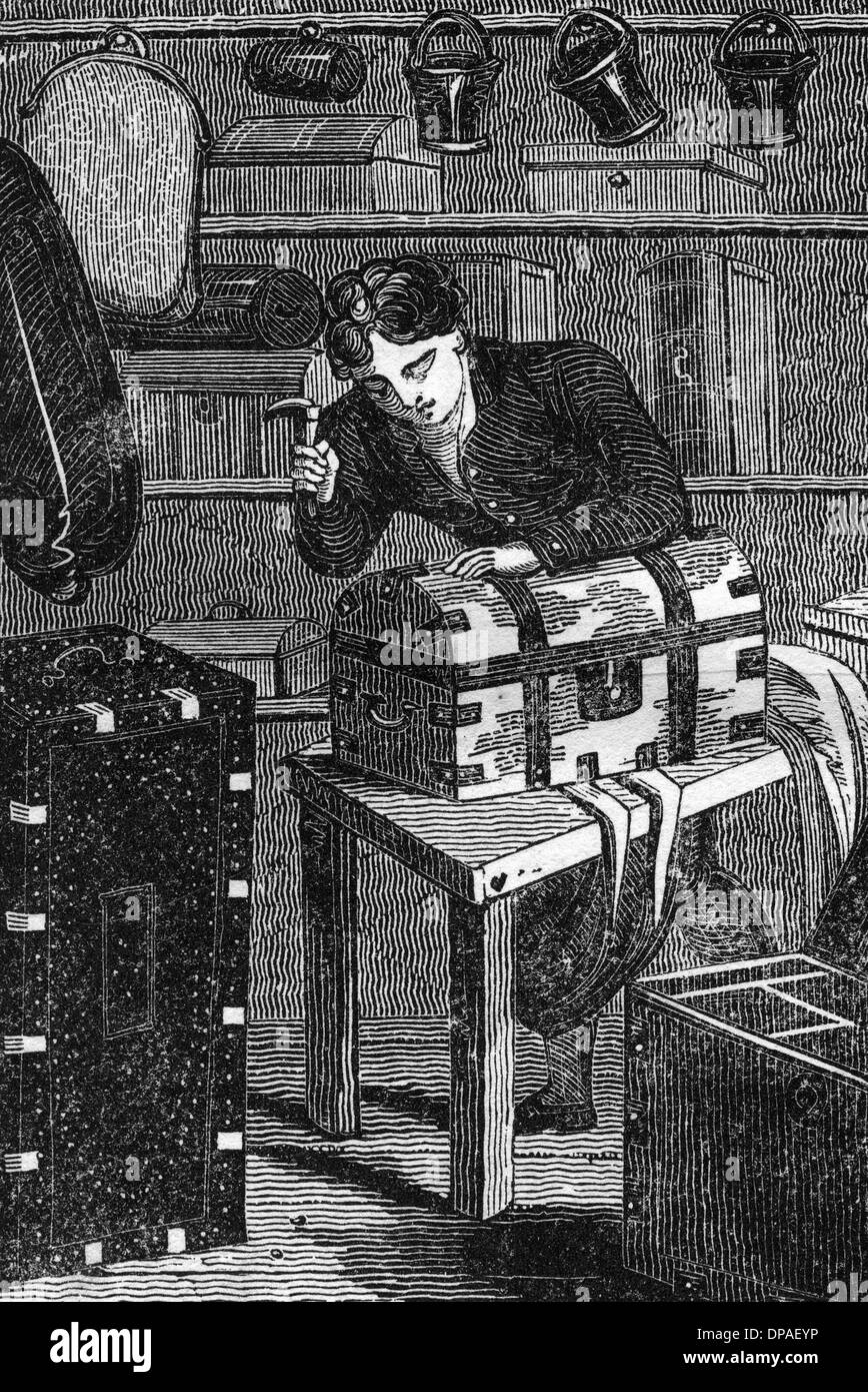 Trunk Maker 1827 Stock Photo - Alamy