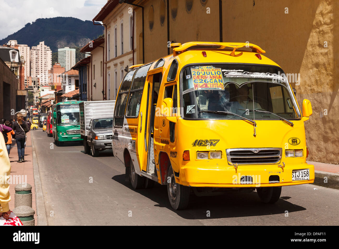Bus, Bogota, Colombia, America Stock Photo - Alamy