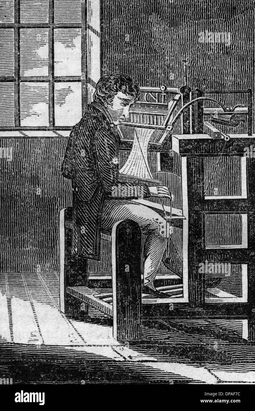 1827 weaving hi-res stock photography and images - Alamy