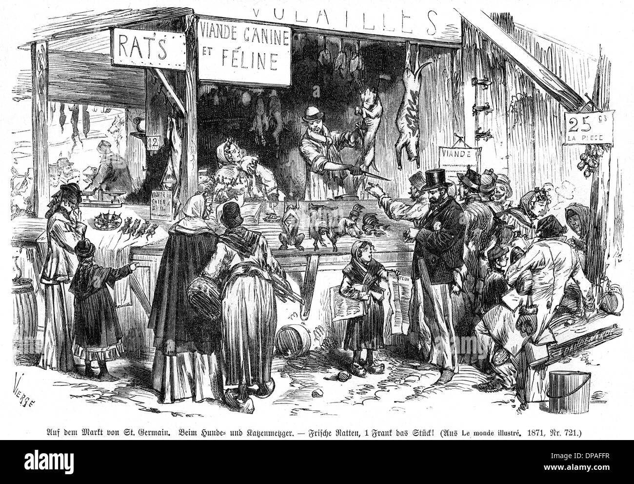 Dog eating meat Black and White Stock Photos & Images - Alamy