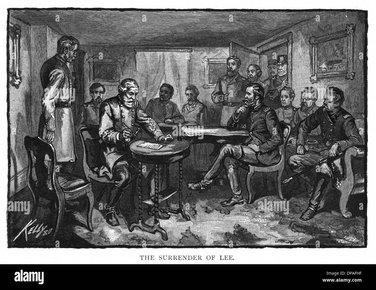 Lee grant surrender hi-res stock photography and images - Alamy