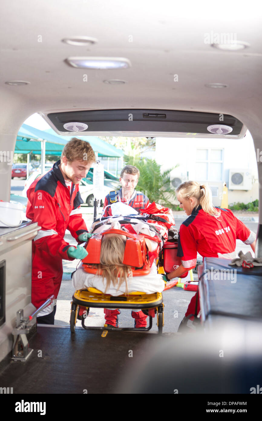 Unconscious patient paramedics hi-res stock photography and images - Alamy