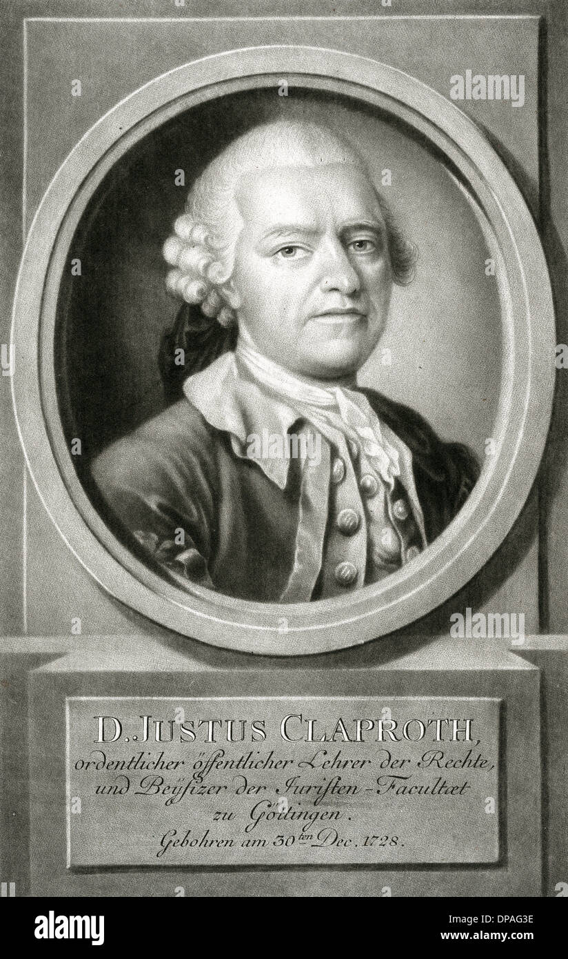 Justus claproth hi-res stock photography and images - Alamy