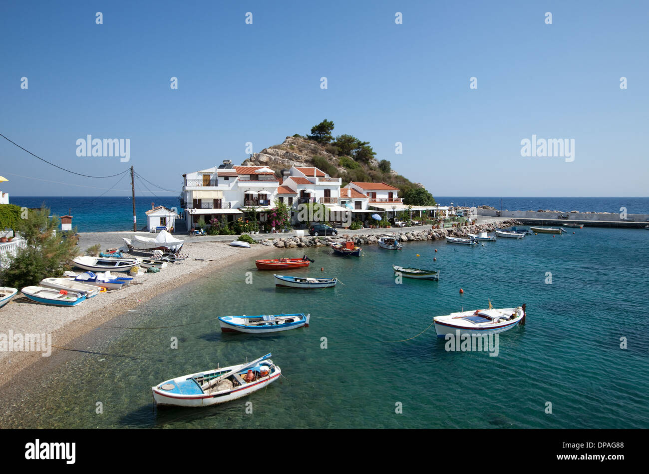 Samos kokkari hi-res stock photography and images - Alamy