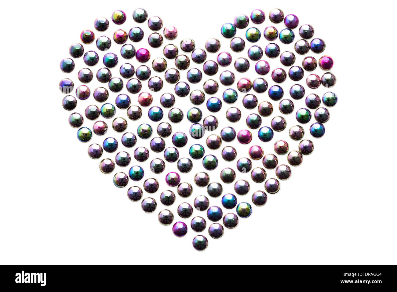 Heart shape stones on Cut Out Stock Images & Pictures - Alamy