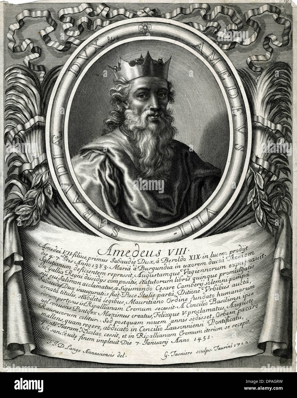 POPE FELIX V Stock Photo - Alamy