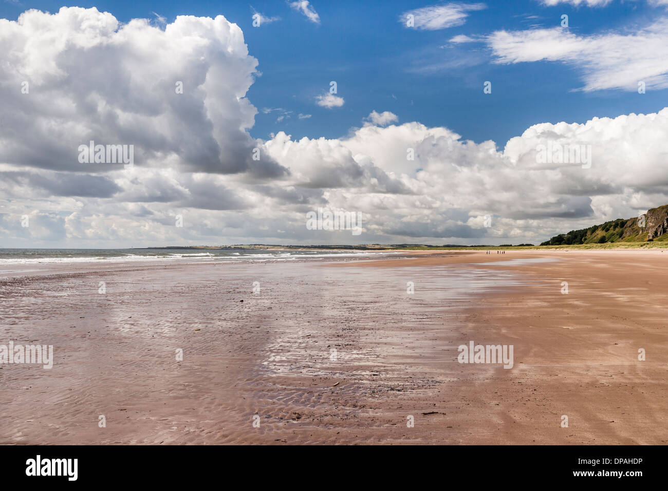 Beach at St Cyrus in Aberdeenshire, Scotland Stock Photo - Alamy