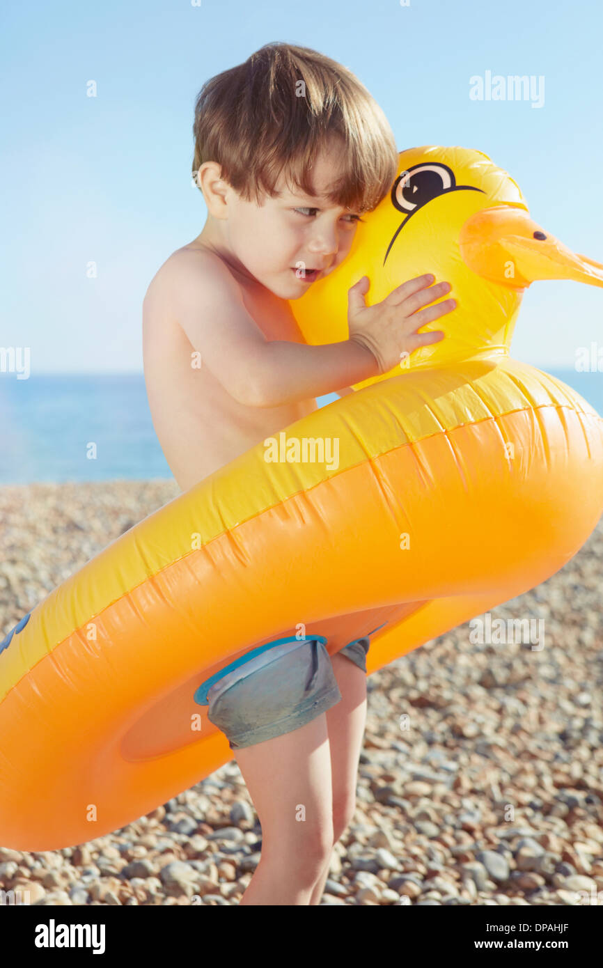 Inflatable duck beach hi-res stock photography and images - Alamy