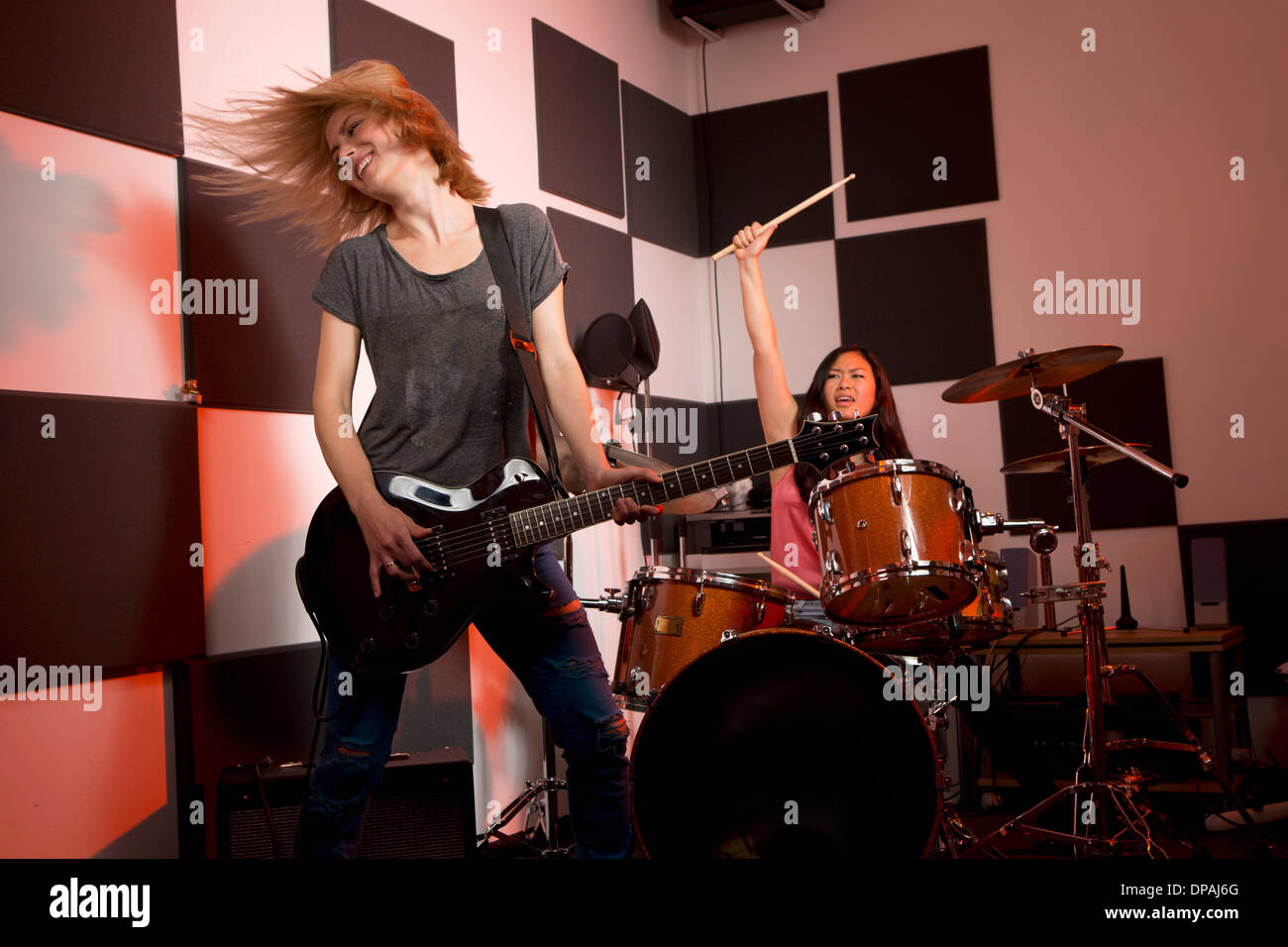All Female Rock Band High Resolution Stock Photography and Images - Alamy