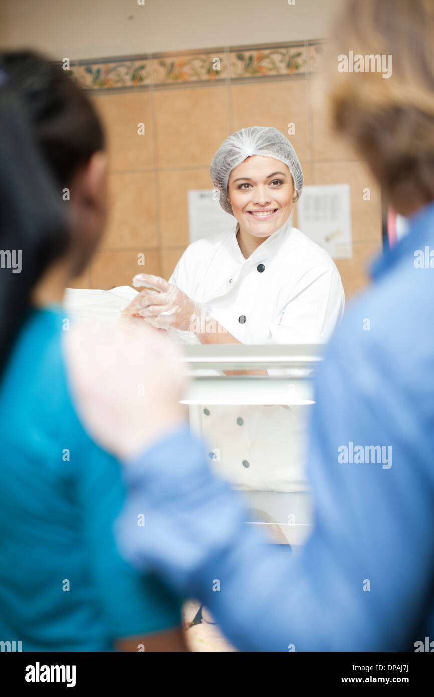 Supermarket counter rear view hi-res stock photography and images - Alamy