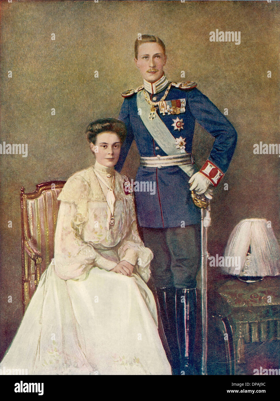 Wife of kaiser wilhelm ii hi-res stock photography and images - Alamy