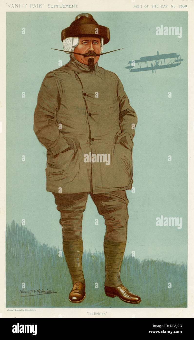 Samuel Cody - Vanity Fair 1908 Stock Photo - Alamy
