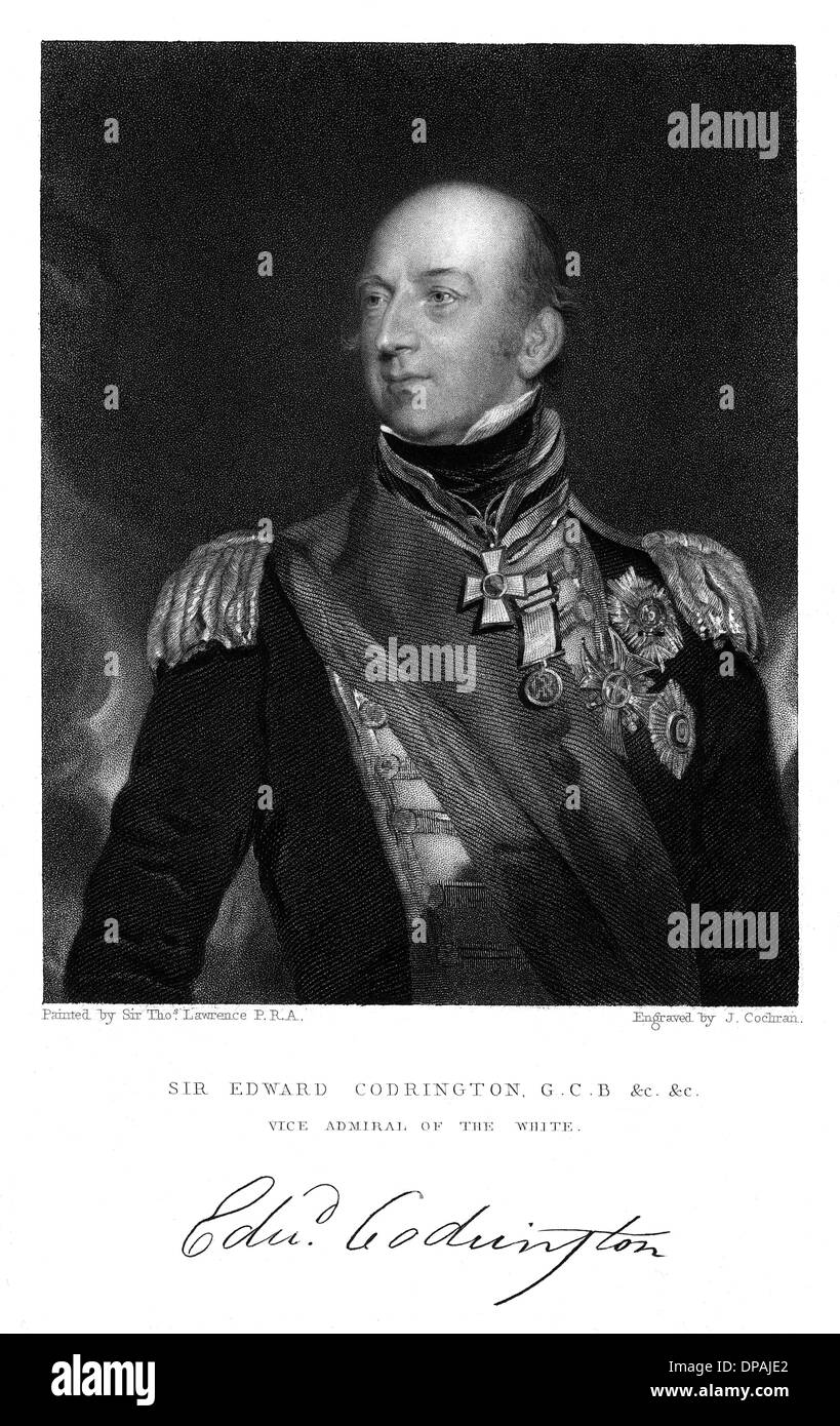 Sir codrington Black and White Stock Photos & Images - Alamy