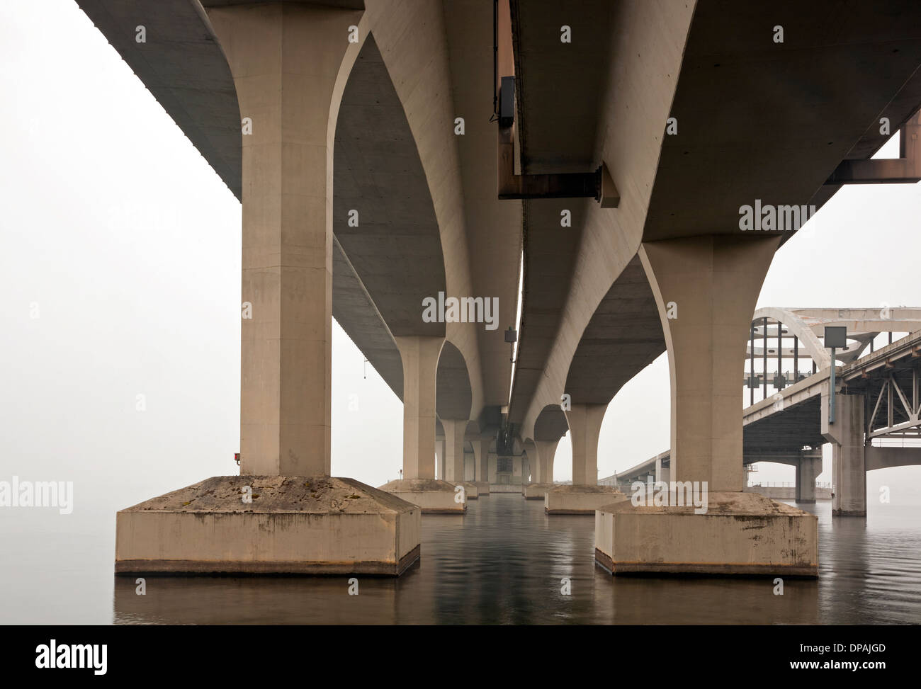 WASHINGTON - Under the Interstate 90 bridge which crosses Lake ...