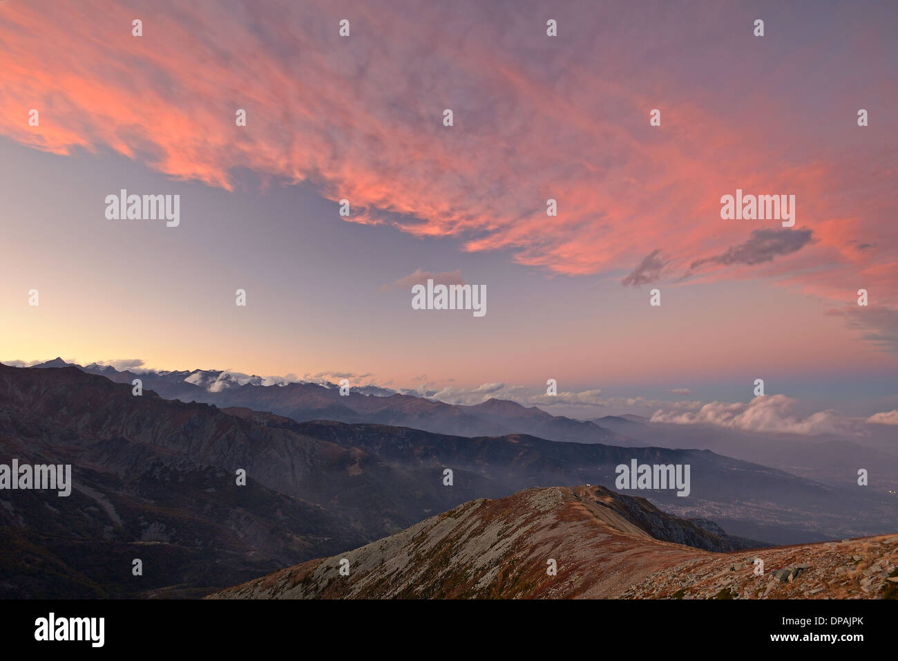 Aerial sunset landscape red rock hi-res stock photography and images ...