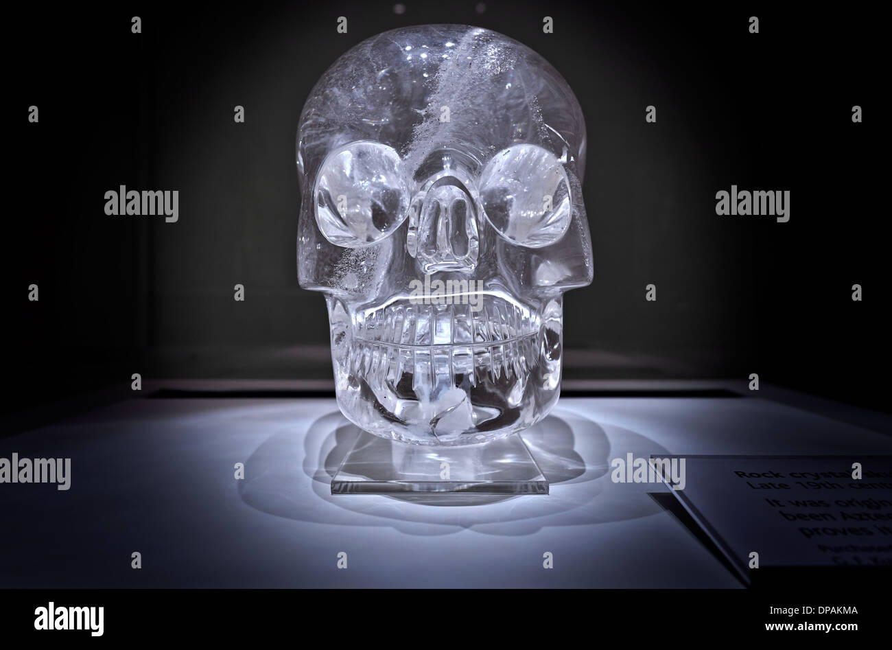 The crystal skulls are human skull hardstone carvings made of clear or ...
