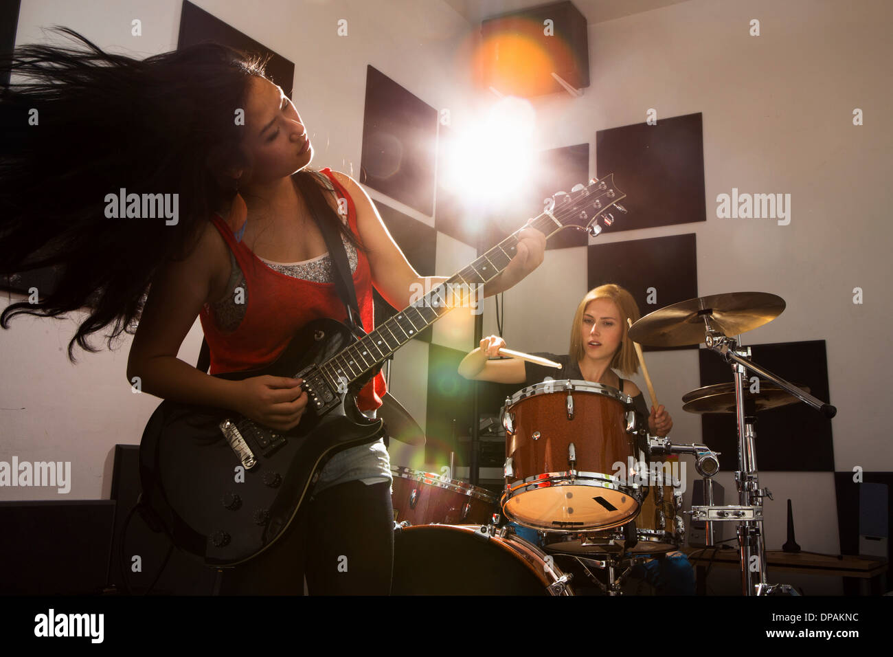 All Female Rock Band High Resolution Stock Photography and Images - Alamy