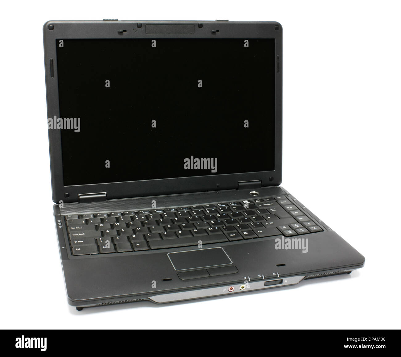 Laptop isolated on white background Stock Photo - Alamy
