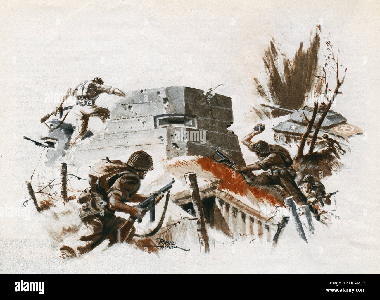 German world war gun emplacement hi-res stock photography and images ...