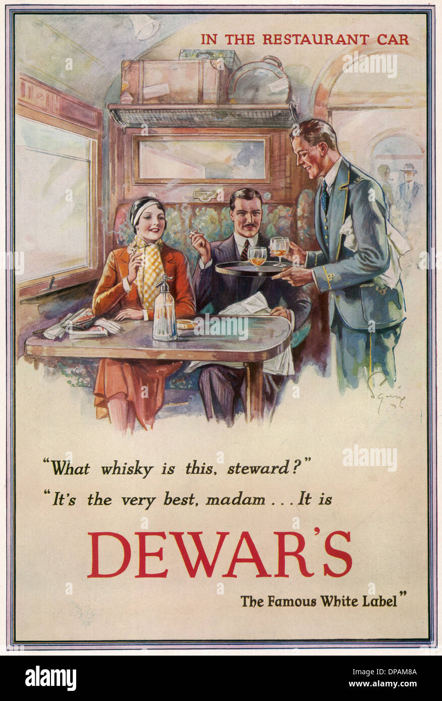 Dewar's whisky railway hi-res stock photography and images - Alamy