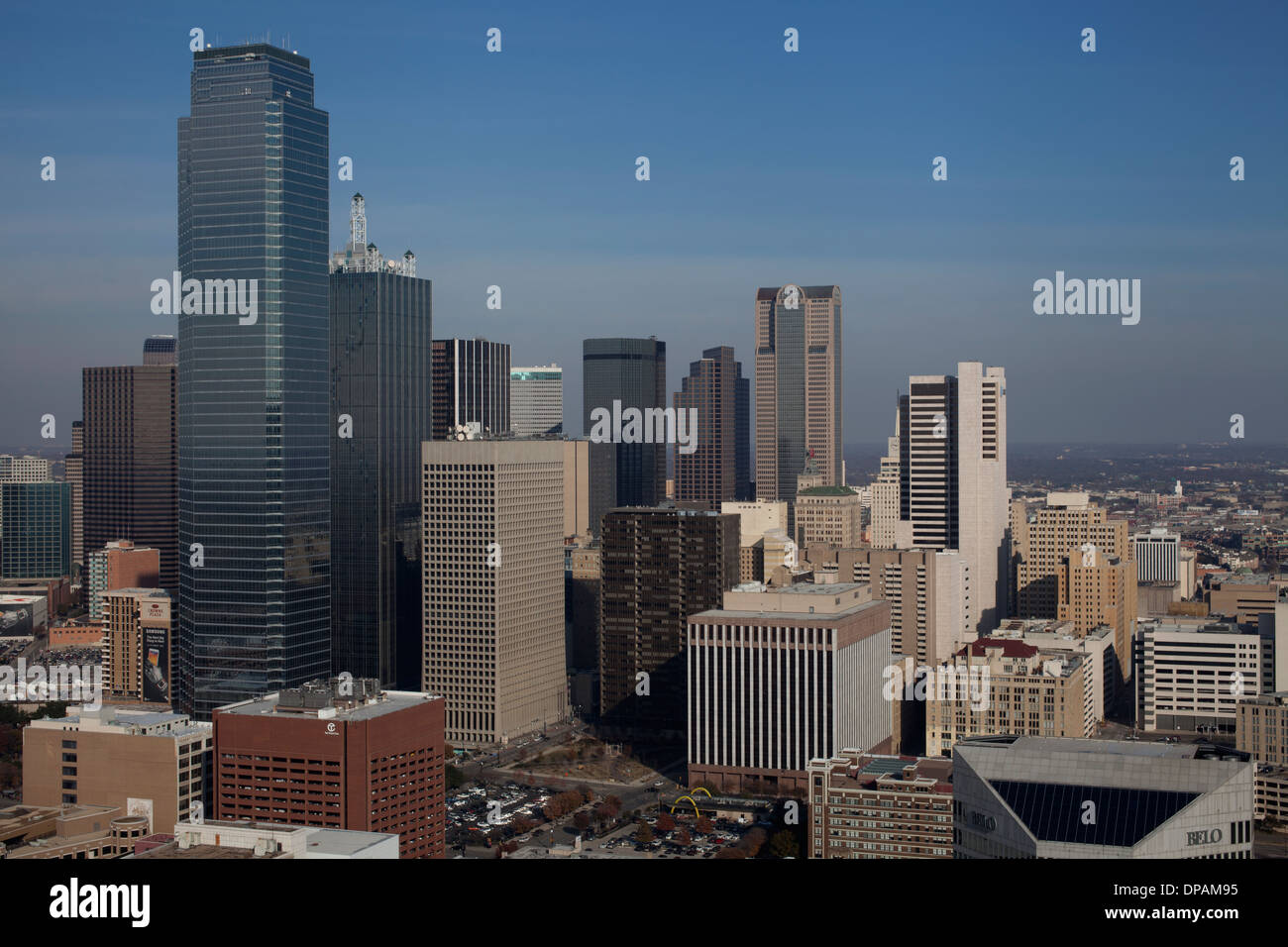 Dallas downtown, Texas, United States, December 12, 2013 Stock Photo ...