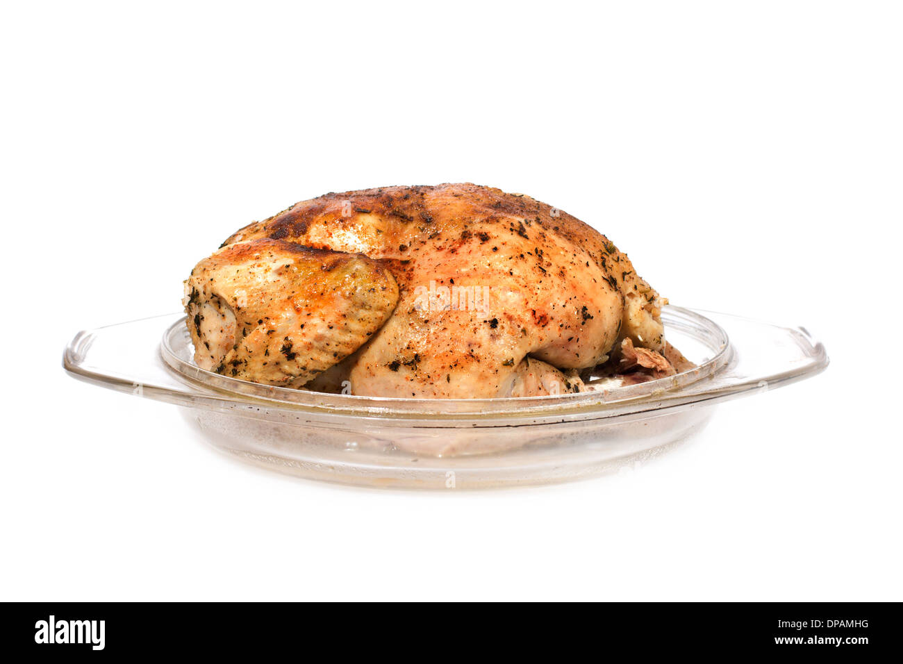 Whole roast chicken plate hi-res stock photography and images - Alamy