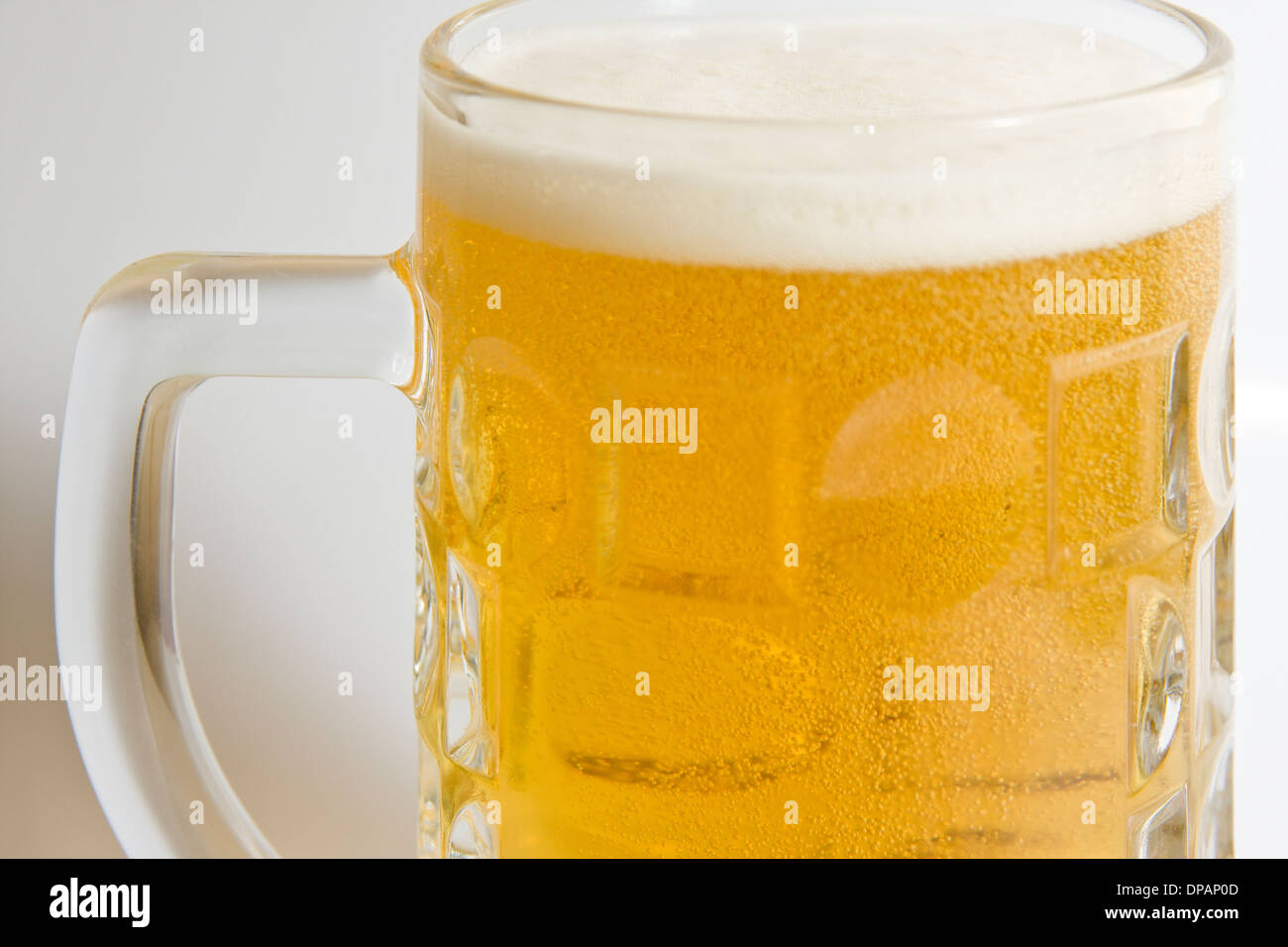 Light beer isolated from white Stock Photo - Alamy