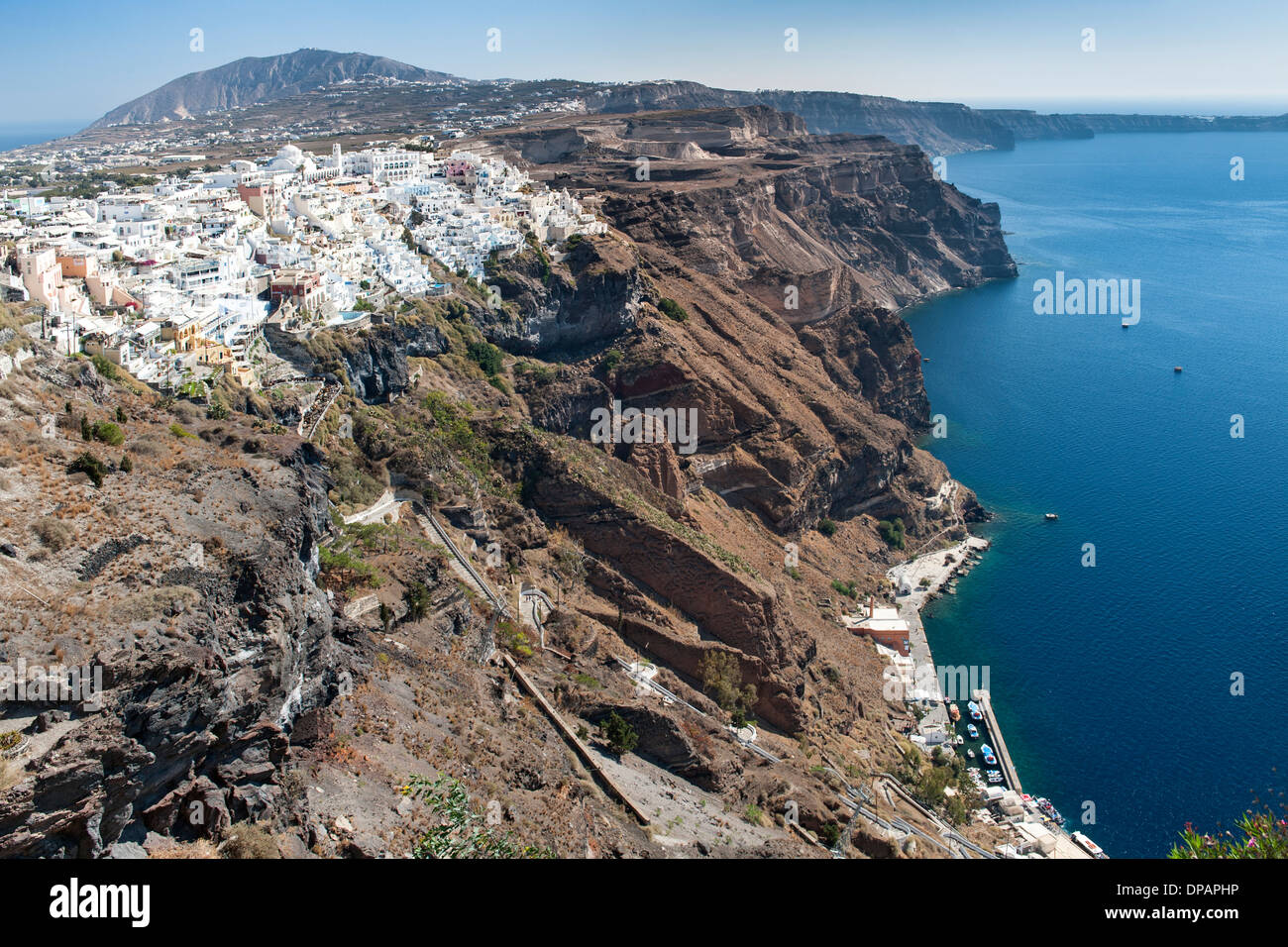 Old port fira hi-res stock photography and images - Alamy