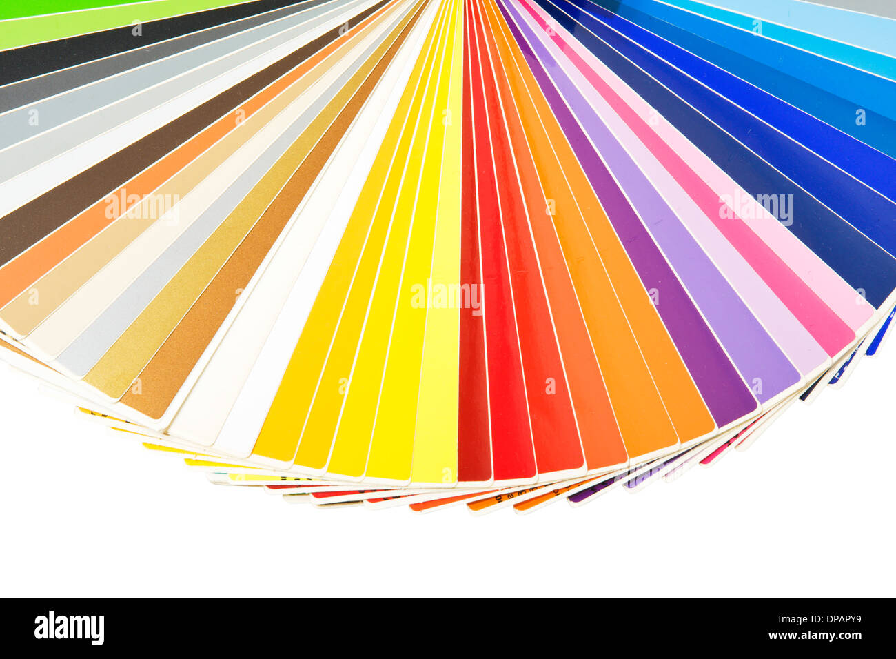 Colors palette in circle form isolated on white Stock Photo - Alamy