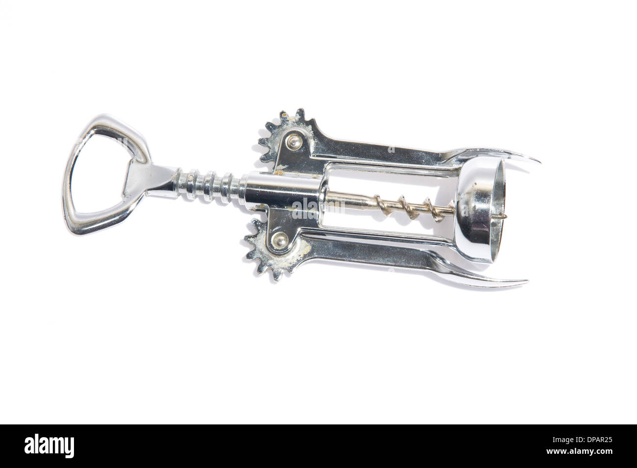 Corkscrew isolated on white background Stock Photo - Alamy