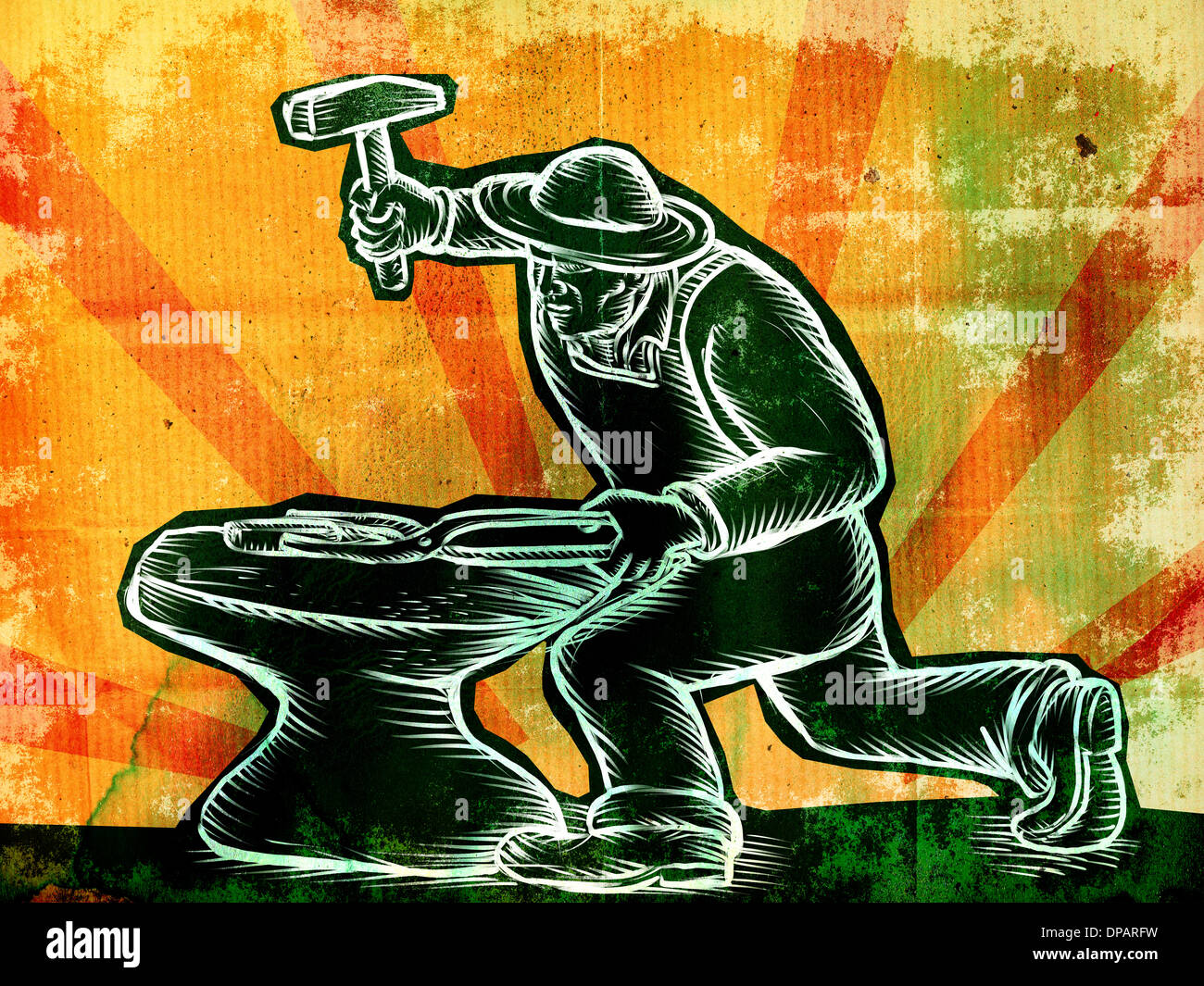 Blacksmith And Anvil High Resolution Stock Photography and Images - Alamy