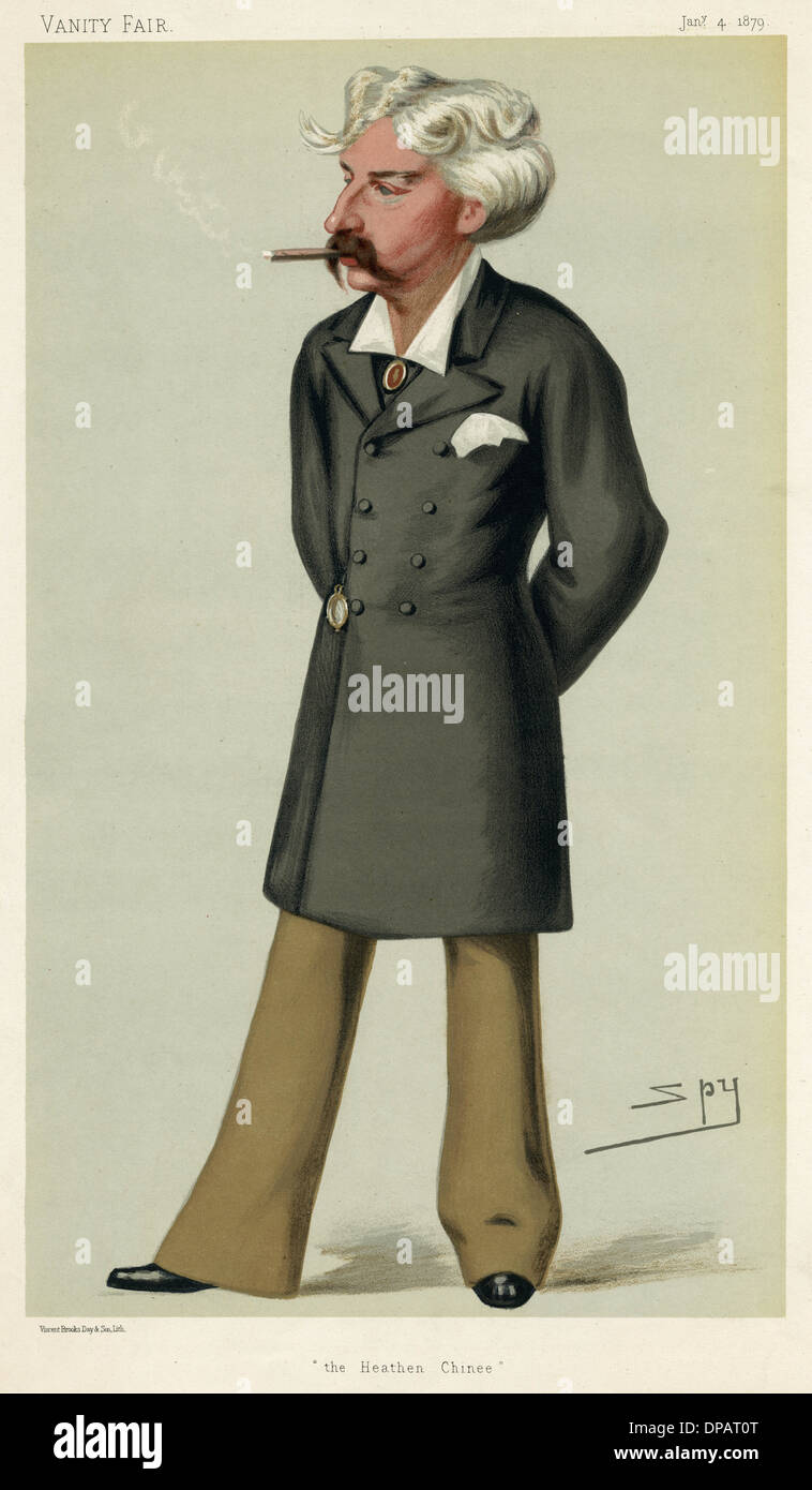 BRET HARTE (VANITY FAIR Stock Photo - Alamy
