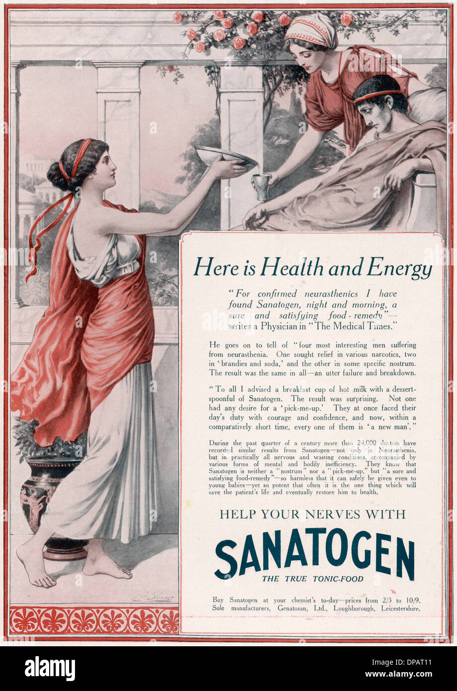 Tonic advertisement hi-res stock photography and images - Alamy