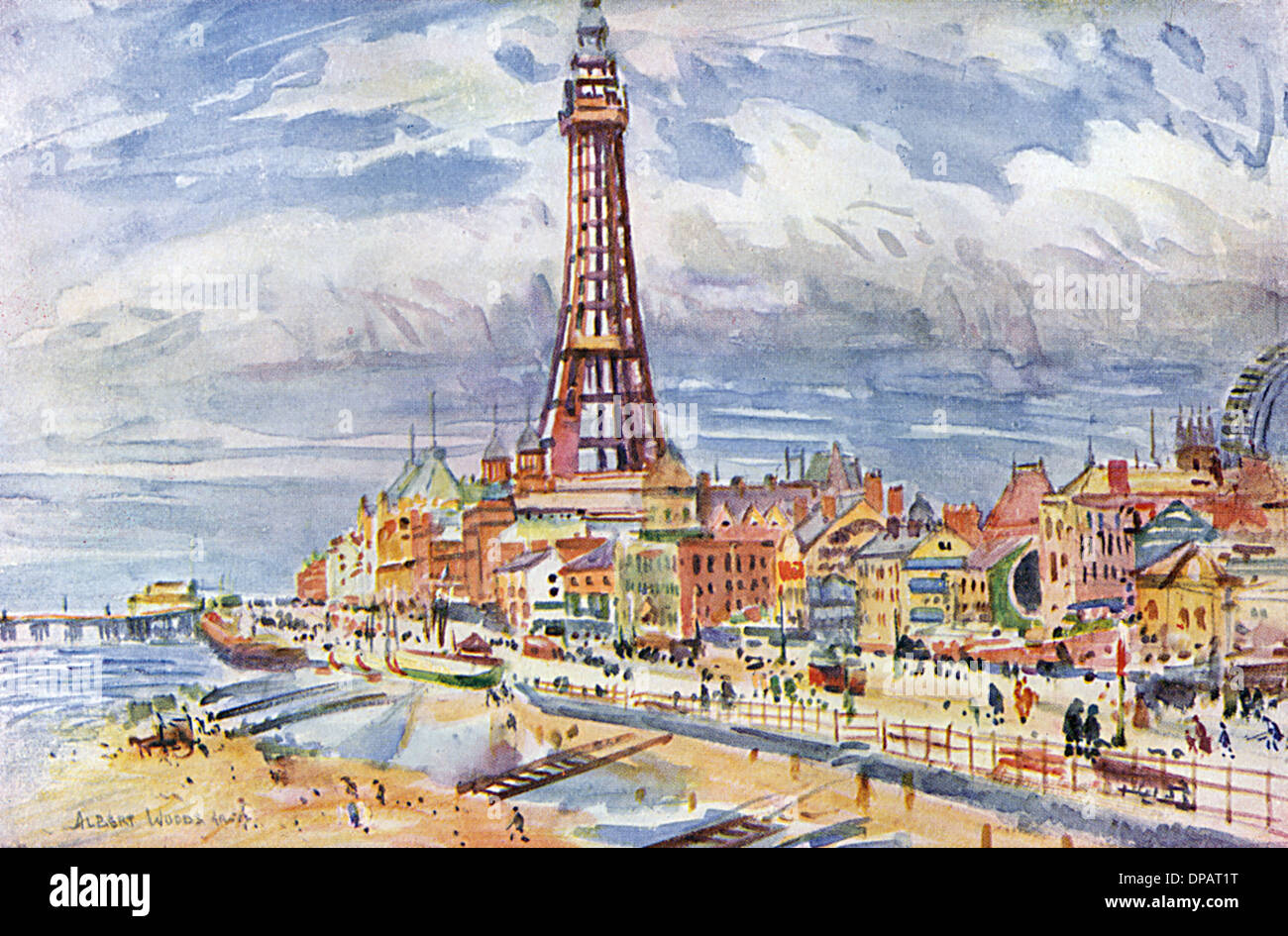 Blackpool beach and blackpool tower hi-res stock photography and images ...